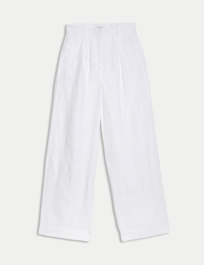 The 22 Best White Linen Trousers For Every Budget, From High-Street ...
