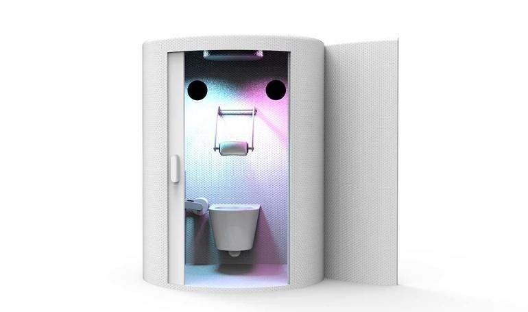 Charmin used CES 2020 to show off a toilet paper delivery robot ...