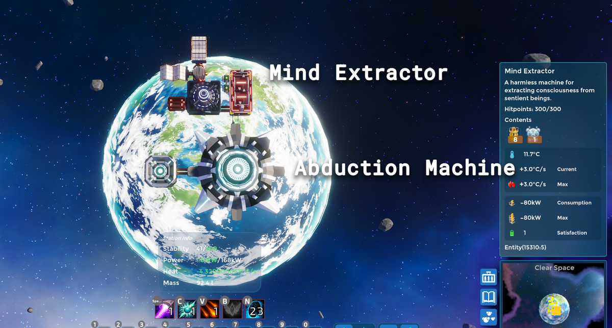 This base-building automation game looks like Factorio in space with ...