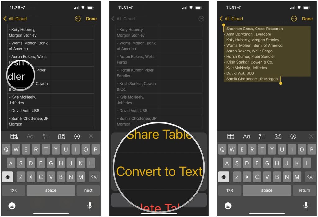 How to use tables in Notes on iPhone and iPad | iMore