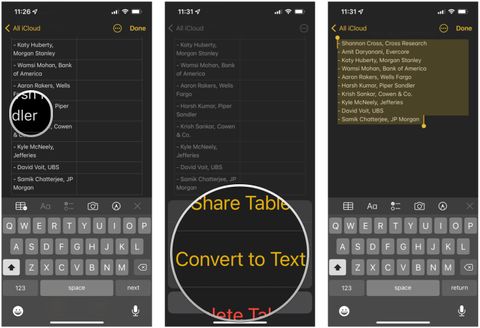 How to use tables in Notes on iPhone and iPad | iMore