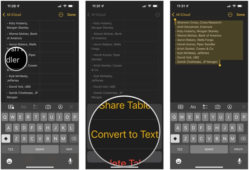 How to use tables in Notes on iPhone and iPad | iMore