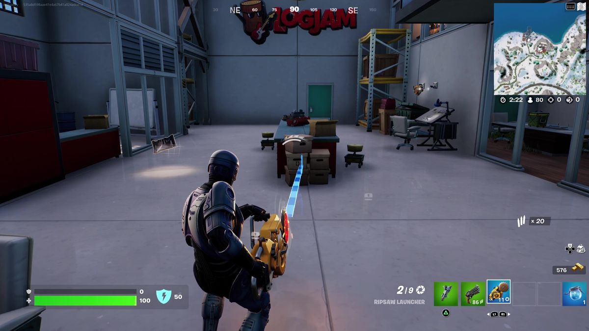 Damage players with the Ripsaw Launcher in Fortnite | GamesRadar+