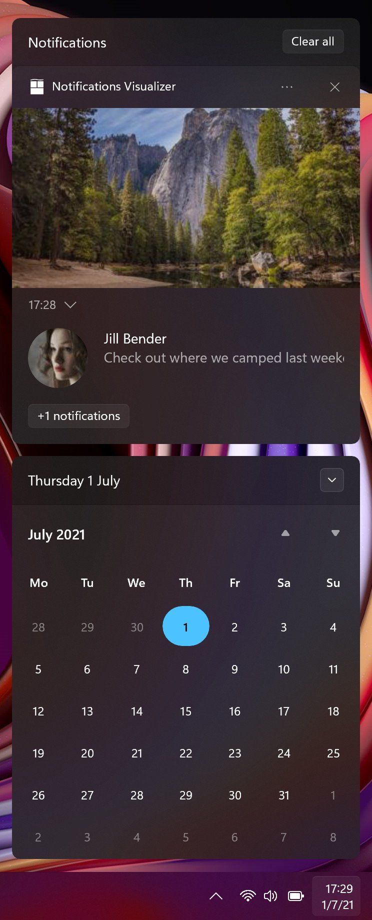 Windows 11: This is the new System Tray and Action Center experience ...