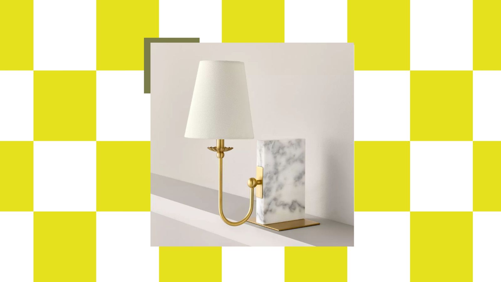 This Chic “Book Shelf” Lamp Gives Wall Sconce Without Wiring