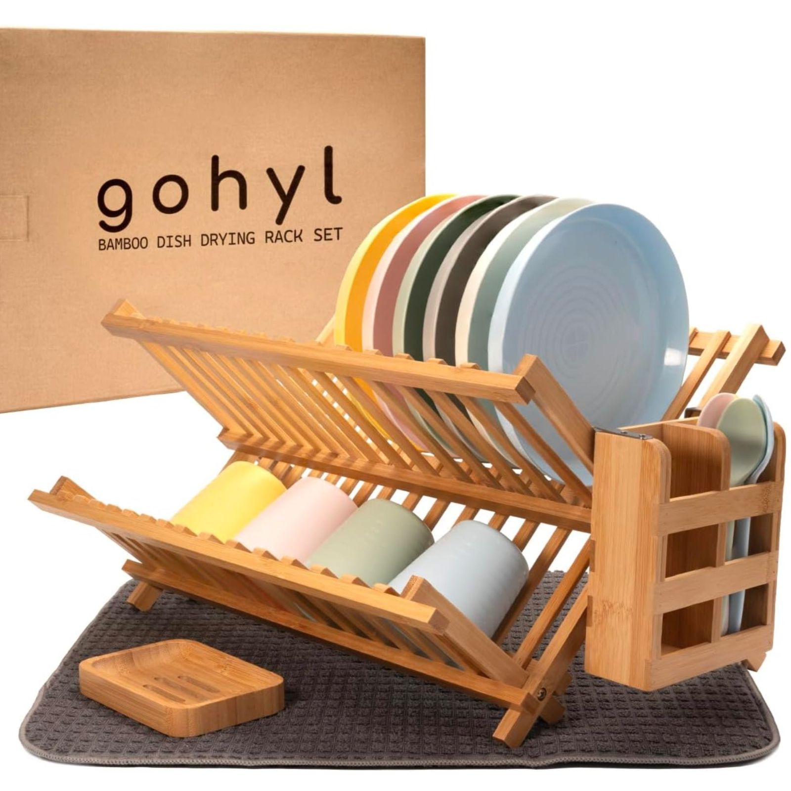 12 best small dish drying racks that serve style by the sink | Real Homes