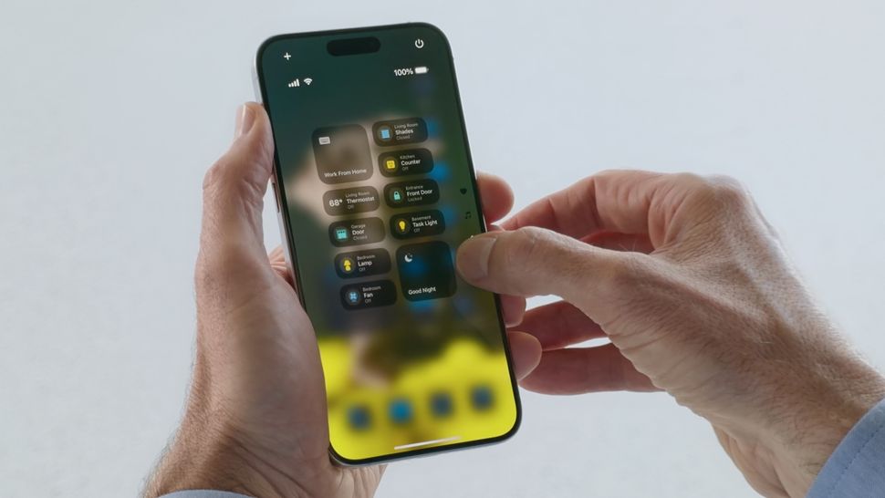 How to resize Control Center widgets in iOS 18 | Tom's Guide How to resize Control Center widgets in iOS 18 | Tom's Guide