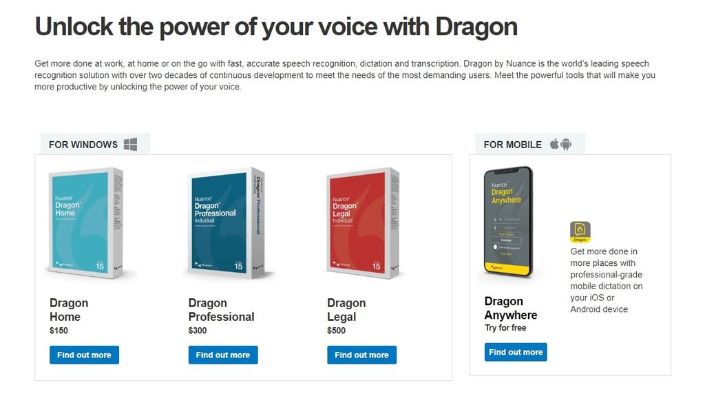 Dragon Professional vs. Home: choosing the right speech to text app for ...