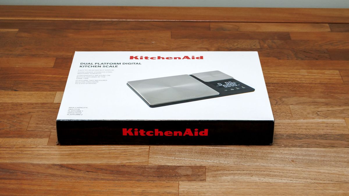 I tested KitchenAid’s Dual Platform Kitchen Scale, and I won’t be ...