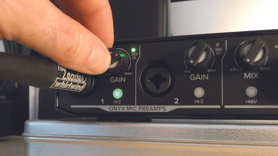 How to set the preamp gain on your audio interface | MusicRadar