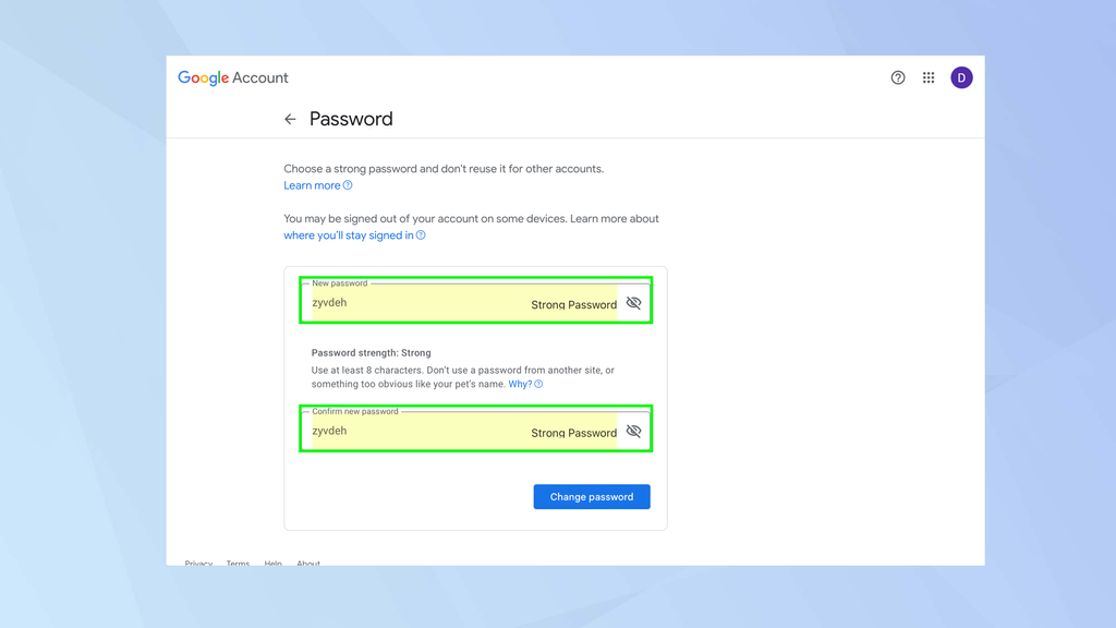 How to change your password in Gmail | Tom's Guide