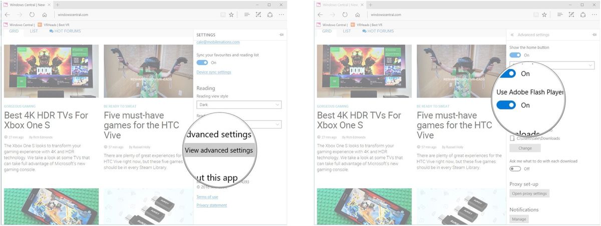 How To Disable Flash In Edge For Windows 10 Windows Central