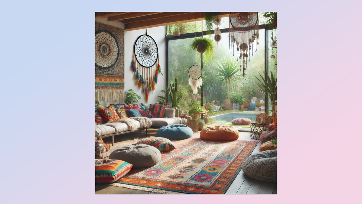 I used DALL-E in ChatGPT to create 7 images of stylish living rooms ...