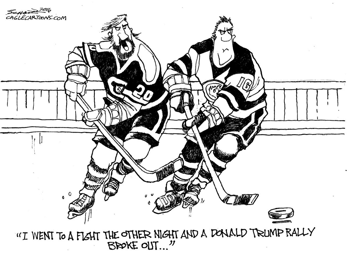 Editorial U.S. Donald Trump protest rally 2016 | The Week