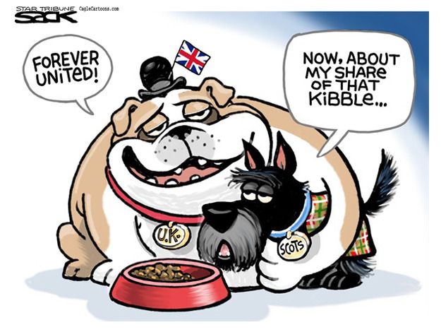 Political cartoon Great Britain independence world | The Week