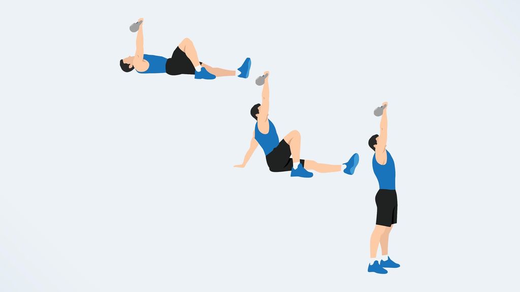 I did 70 Turkish get-ups every day for 1 week to strengthen my core ...