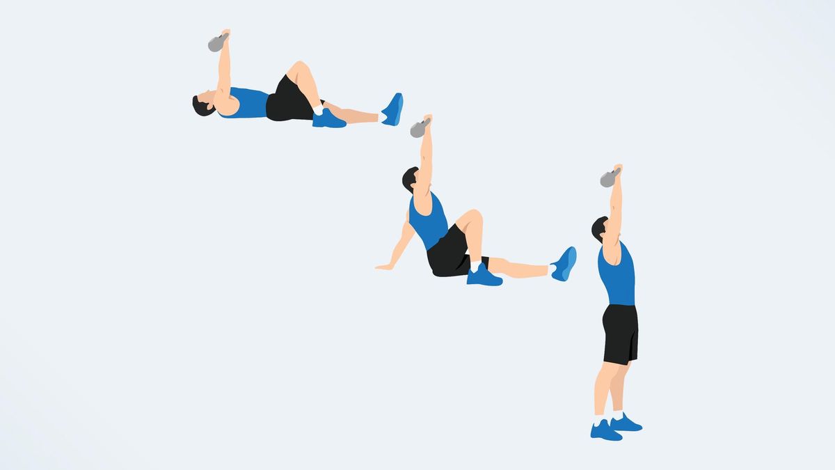 I did 70 Turkish get-ups every day for 1 week to strengthen my core ...