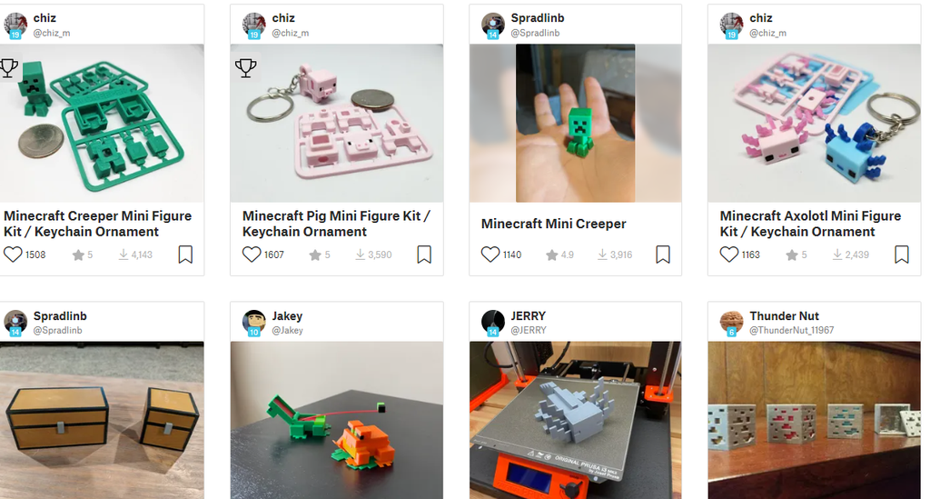 8 Great Minecraft 3D Prints You Should Try | Tom's Hardware