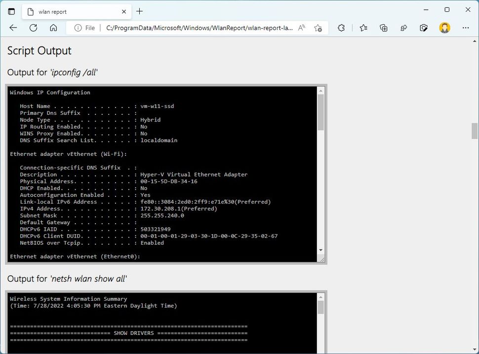 How to generate a Wi-Fi report on Windows 11 | Windows Central