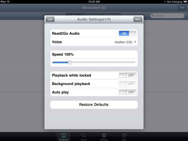Product review: Read2Go Accessible e-Book Reader App | Tech & Learning