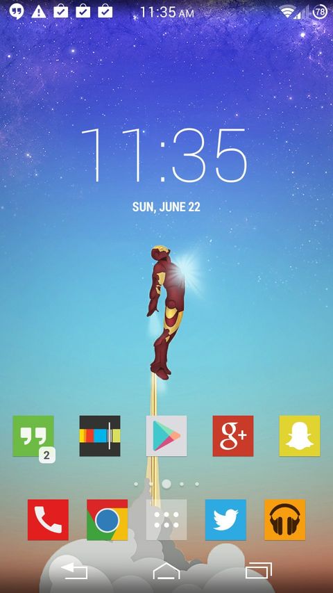 Widgets and icon packs are fun, but a simple home screen is the way to ...