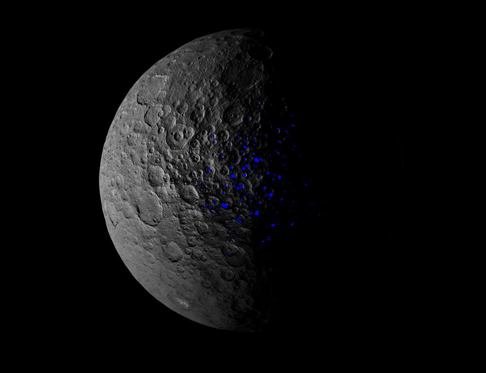 Dwarf Planet Ceres' Water-Ice Deposits Tied to Its Changing Tilt | Space