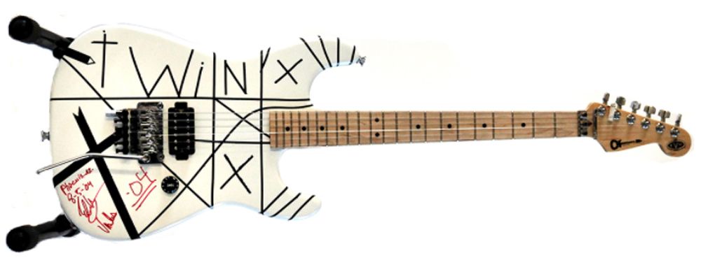 Eddie Van Halen's 1986 Kramer Custom, used on the 5150 tour, goes up ...