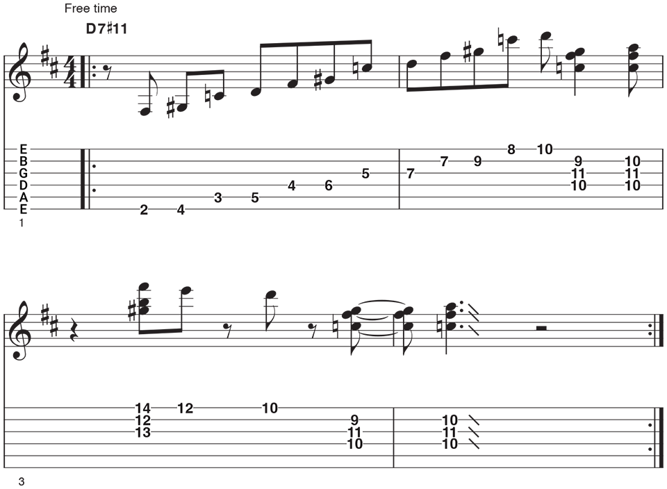 "These are six of my favorite modal licks." Molly Miller shows how to ...
