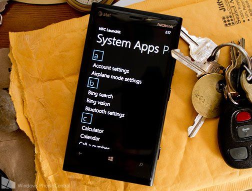 Program NFC tags from your Windows Phone with NFC Launchit | Windows ...