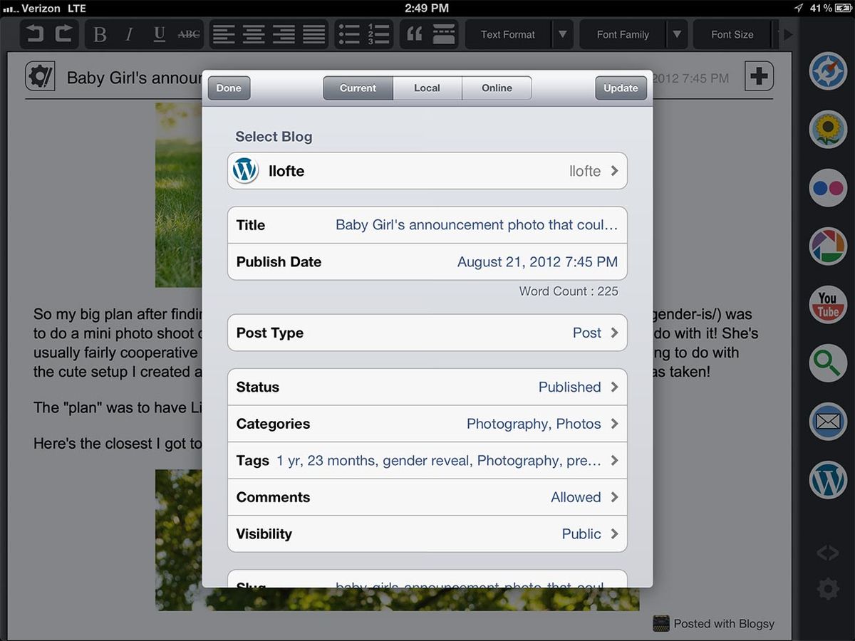 Blogsy for iPad review | iMore