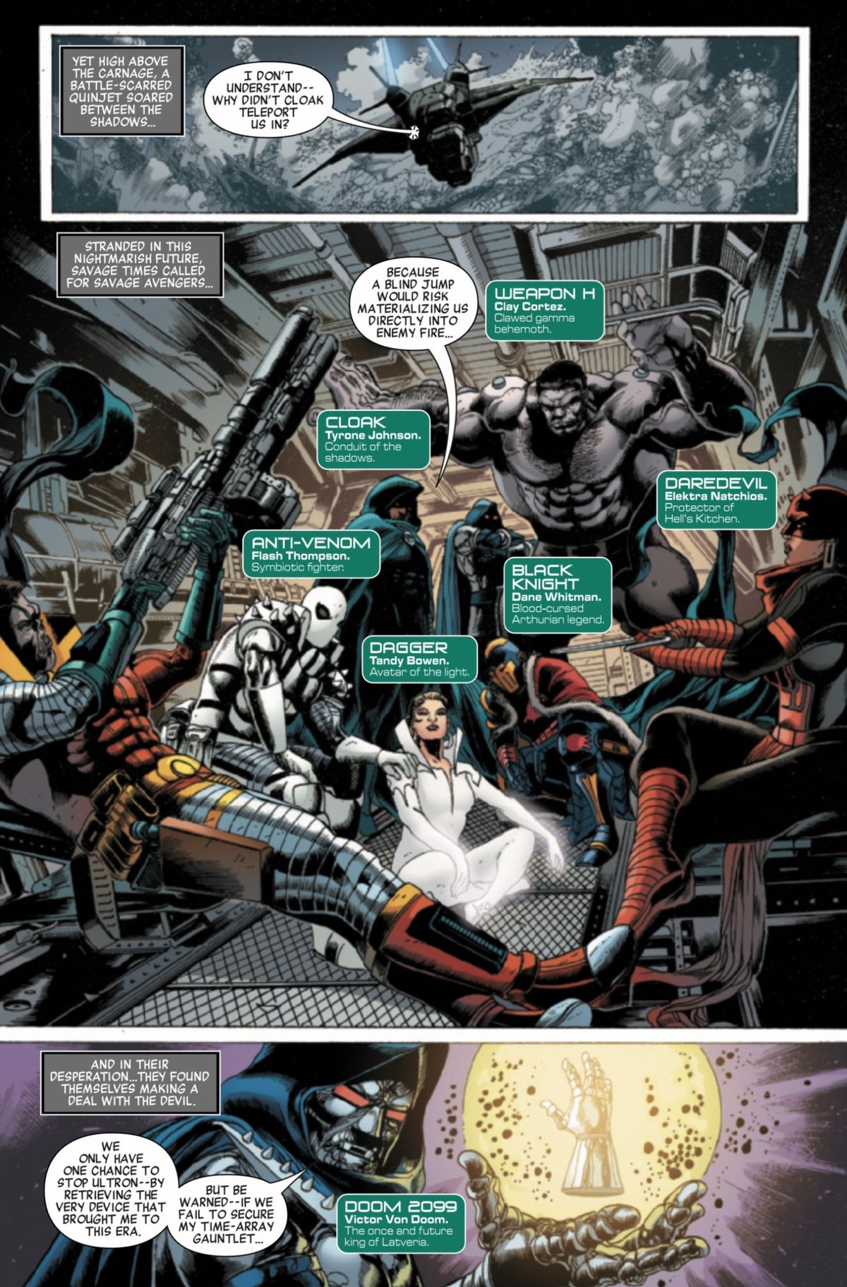 It's Doom 2099 vs. Ultron in Savage Avengers #8 | GamesRadar+