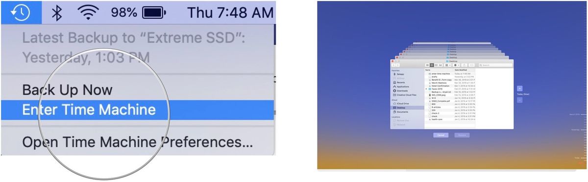 How to use Finder with Time Machine | iMore