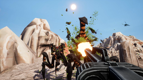 Planetary Annihilation screenshots show buildings, units, unit cannon ...