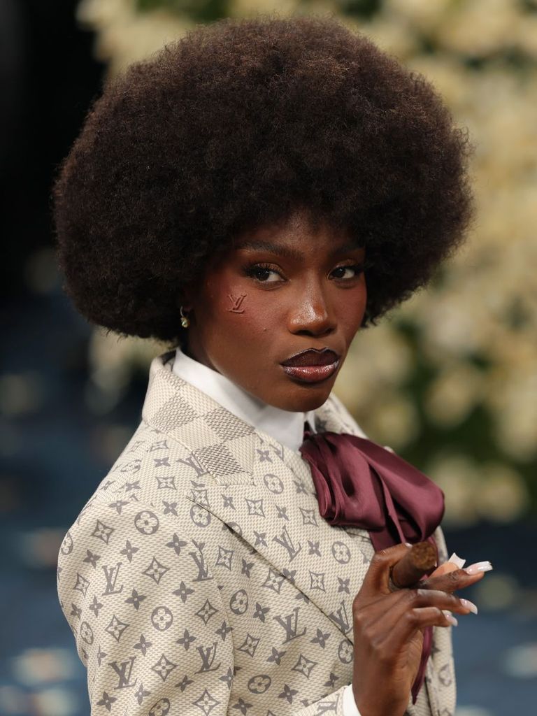 See the Details on Doechii's LV Face Stamp at the Met Gala | Who What Wear