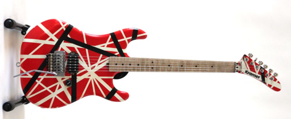 Two Eddie Van Halen-played Kramers and a studio-used Peavey 5150 stack ...