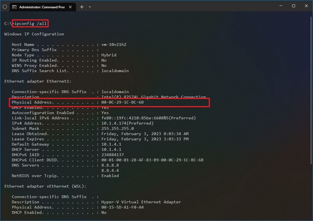 How to find your PC's MAC address on Windows 10 | Windows Central