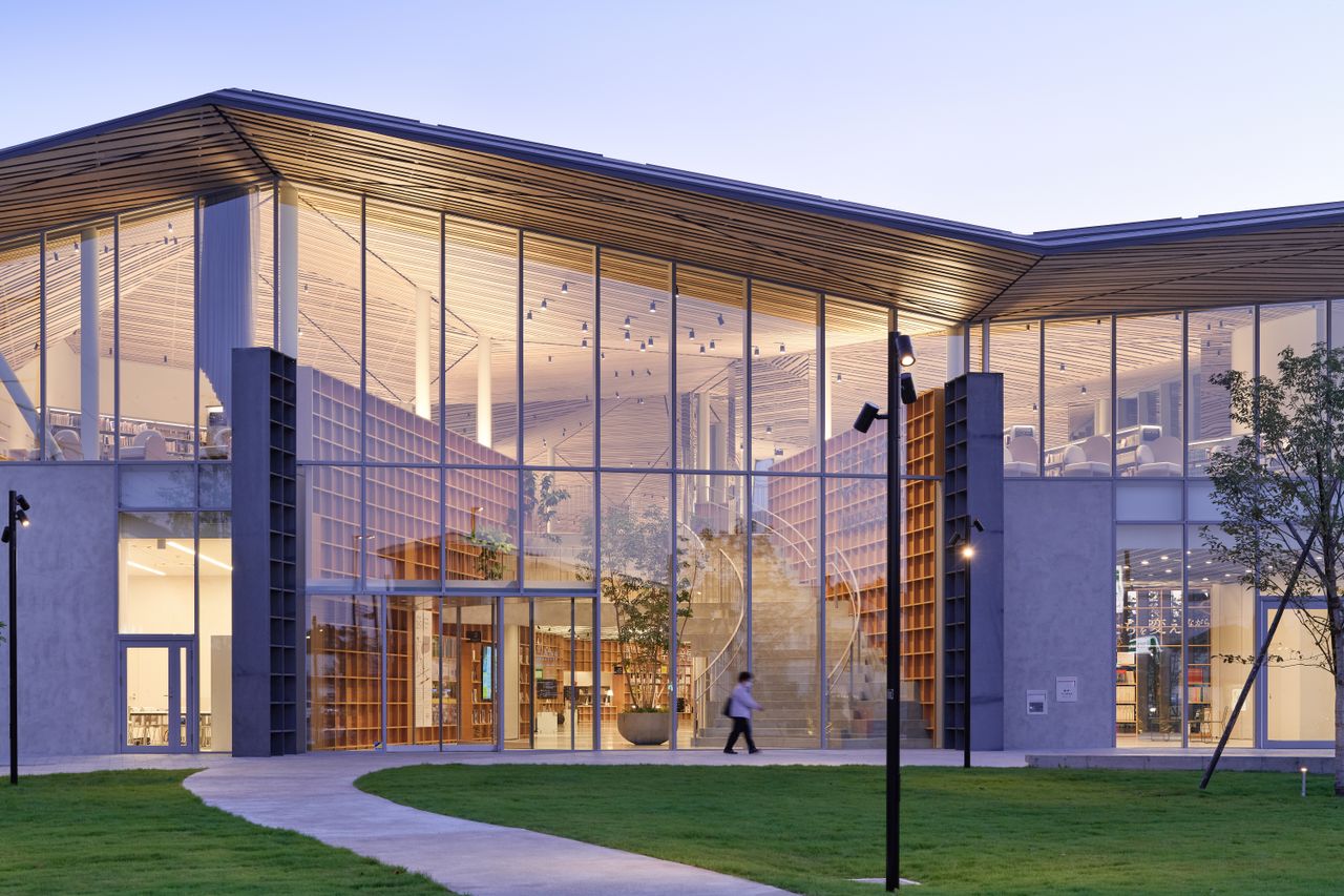 Japanese library inspired by forests celebrates the physical | Wallpaper*