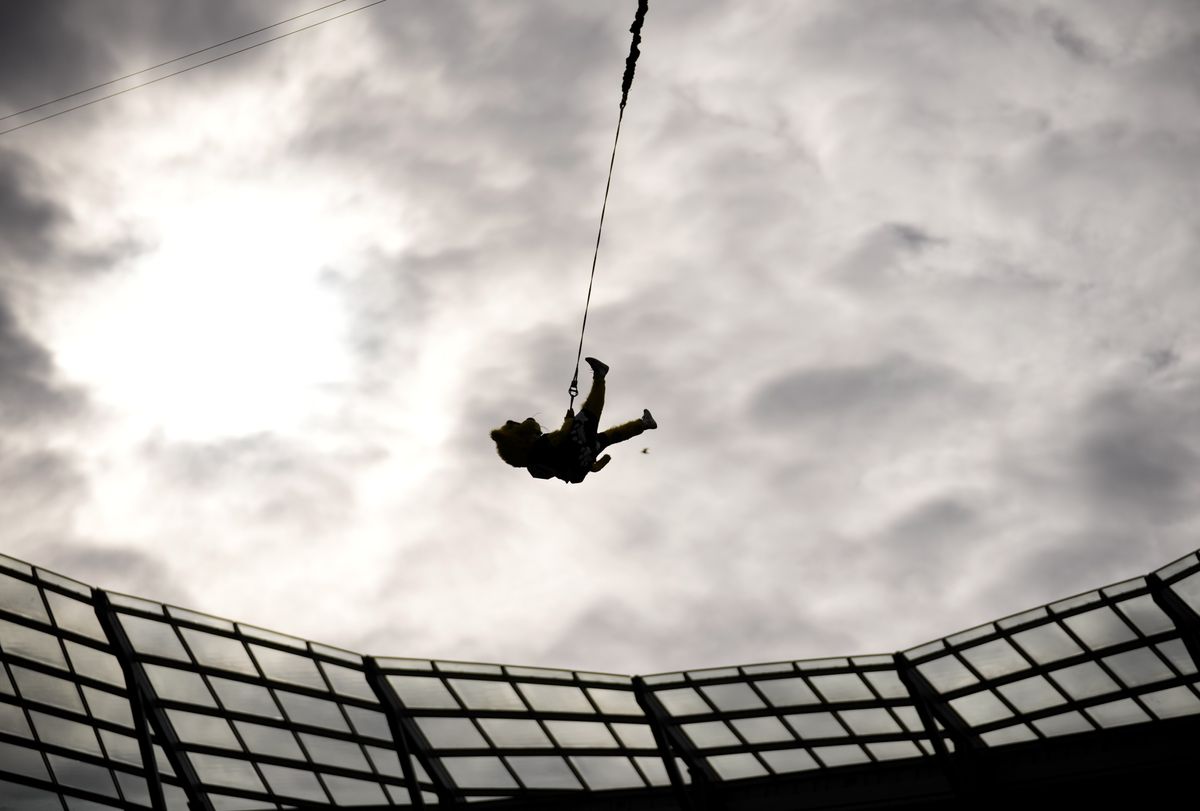 A bungee-jumping mascot, an underwater plane, and more | The Week