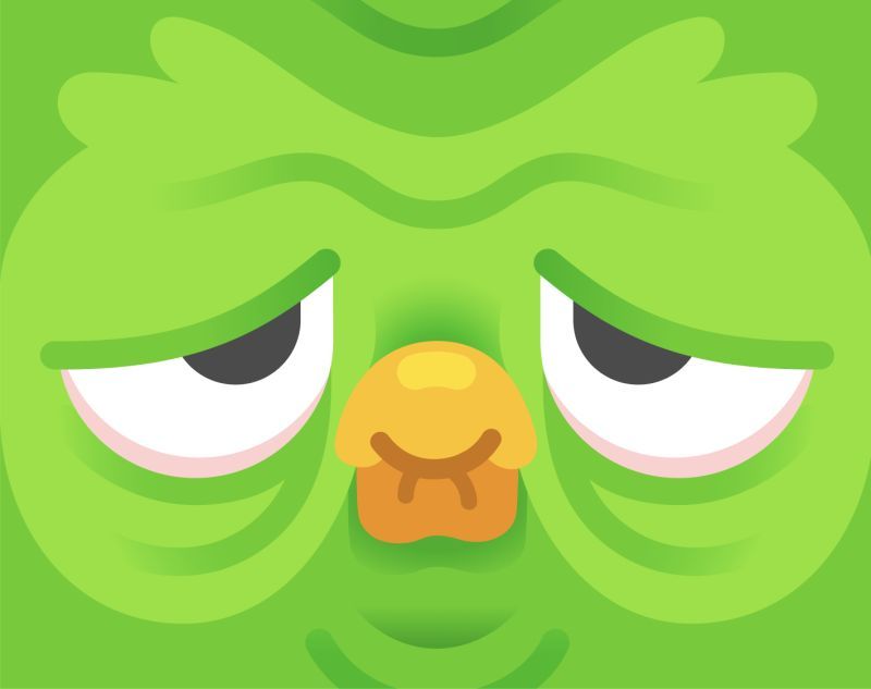 The new plague ridden Duolingo logo is making me sad | Creative Bloq