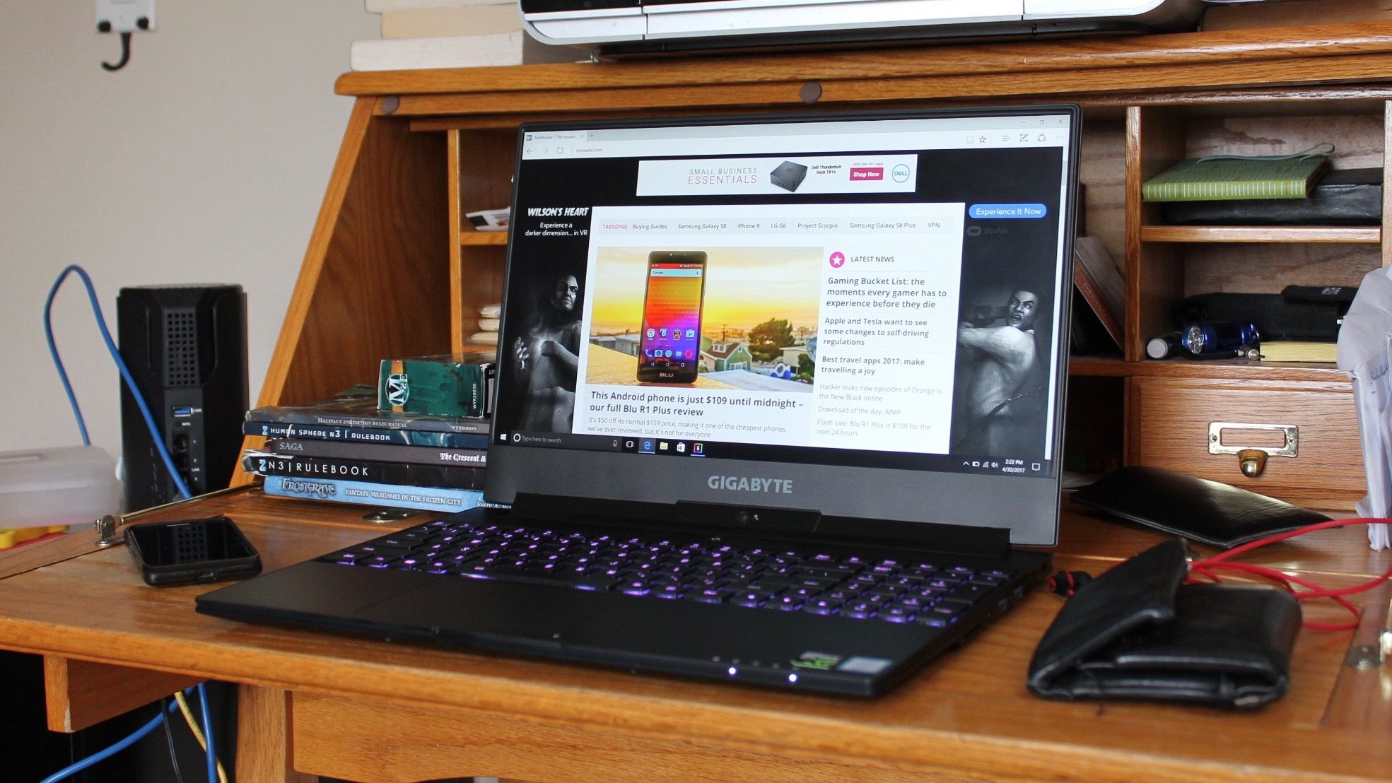 Gigabyte Aero 15 X gaming laptop levels up with Max-Q graphics | TechRadar