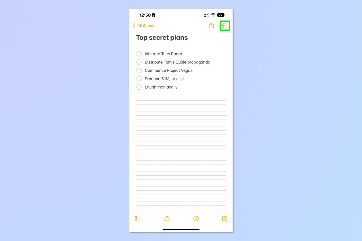 How to lock notes with Face ID on iPhone | Tom's Guide