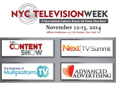 Complete Coverage: NYC Television Week #NYCTVWk | Next TV ...
