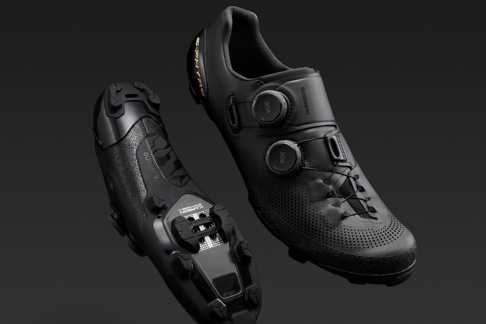 Shimano's gravel racing shoes borrow heavily from road and feature a ...