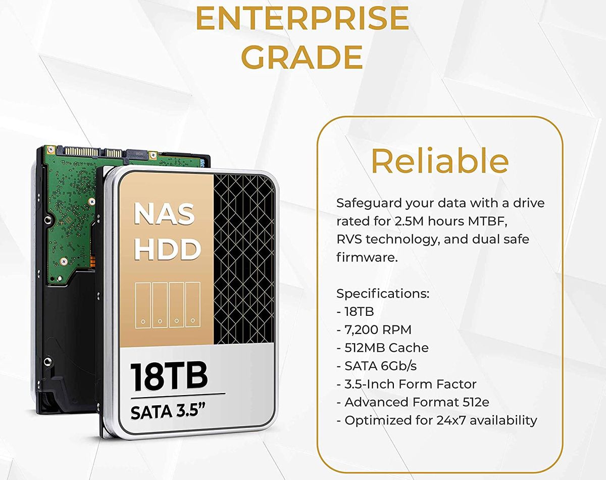 This company you've never heard of sells the world’s cheapest 18TB HDD ...