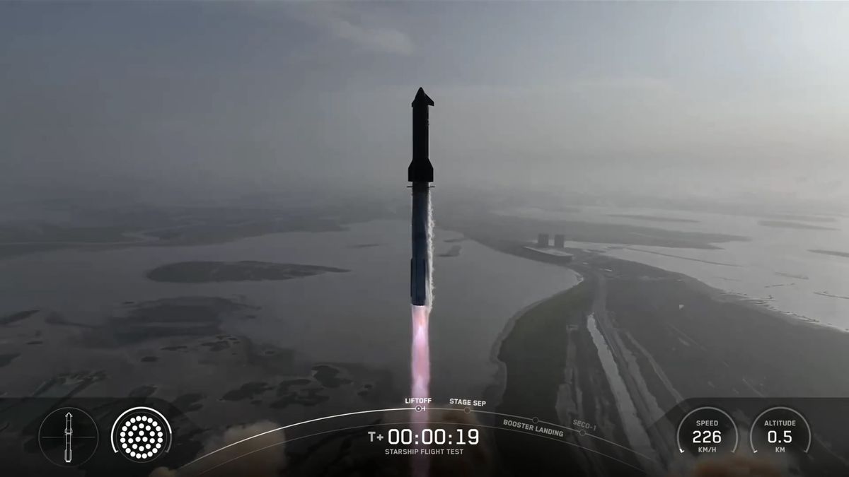 SpaceX reached space with Starship Flight 9 launch, then lost control ...
