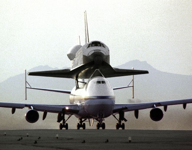 Space History Photo: Endeavour is Delivered to the Kennedy Space Center ...