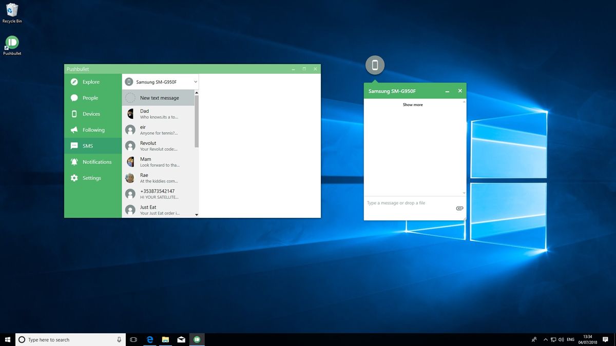 How to get Android messages on PC | TechRadar
