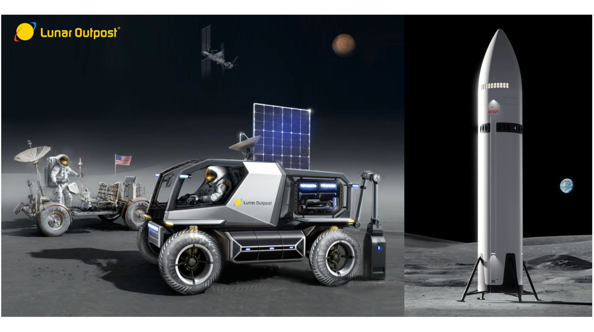SpaceX's Starship will fly Lunar Outpost's rover to the moon | Space