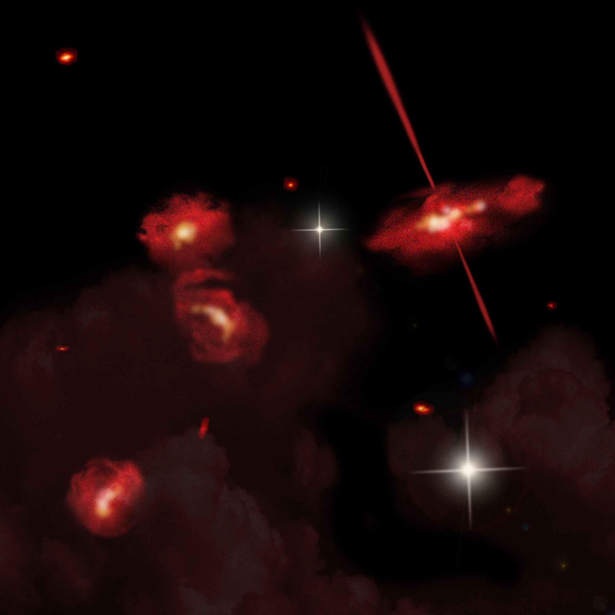 Mysterious Ultra-Red Galaxies May Be Cosmic 'Missing Link' | Space