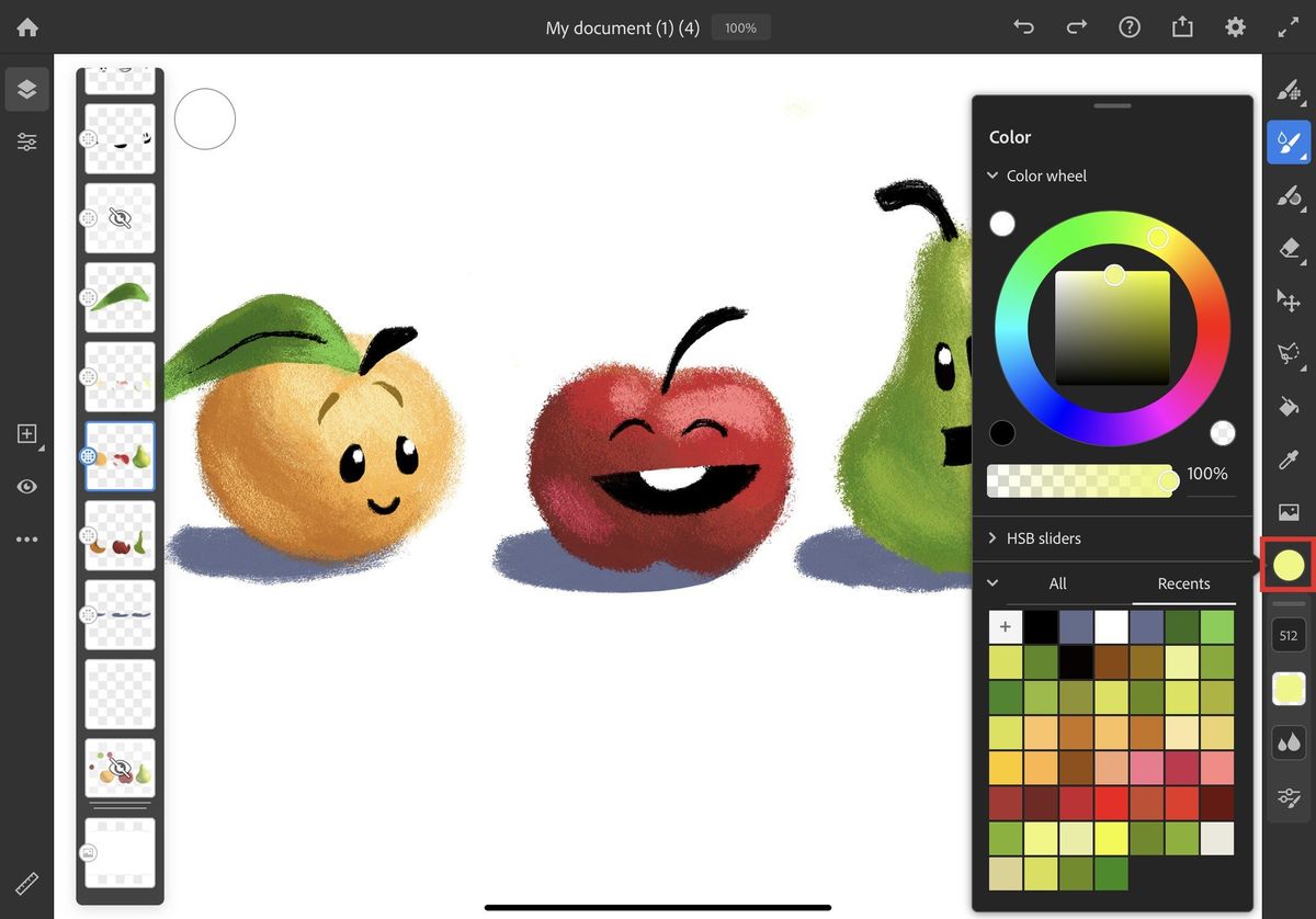 Adobe Fresco basic tool guide: A simplified drawing app | iMore